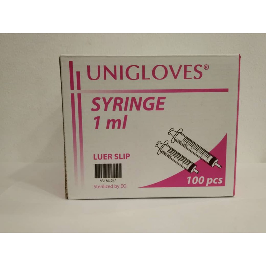 DISPOSABLE SYRINGE LUER SLIP | Shopee Malaysia