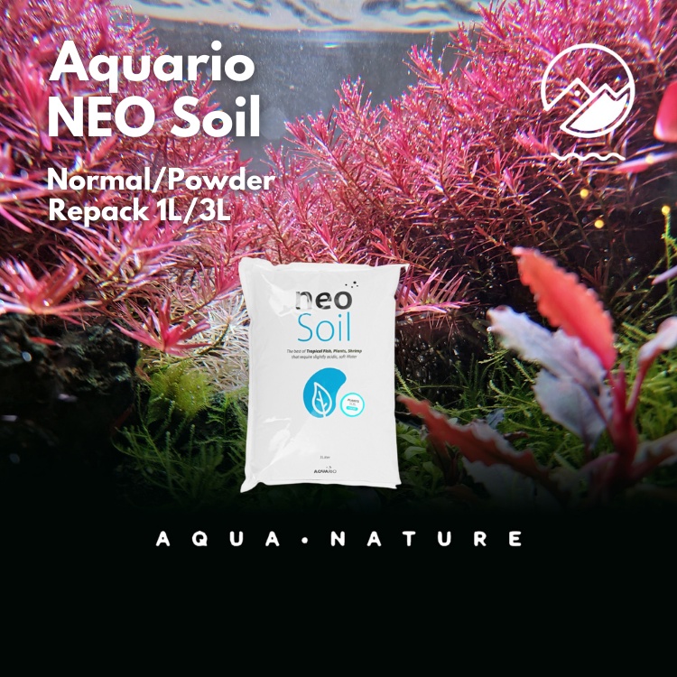 Aquario NEO Soil REPACK 1L/3L (Product of Korea) - Normal / Powder Type ...