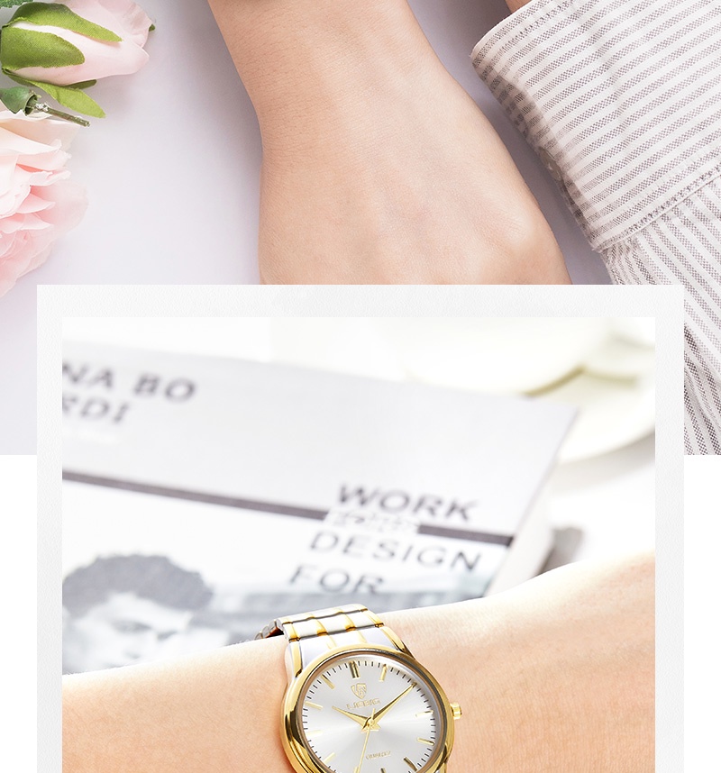 LIEBIG Couple Watch Quartz Watch Stainless Steel Watch 30M Waterproof ...