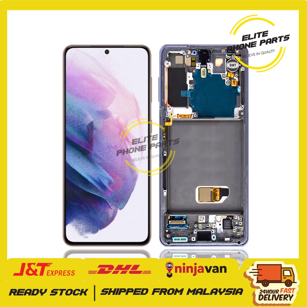 [elite] Samsung Galaxy S21 (4G/5G) G990F/G991 FRAME LCD Touch Screen ...