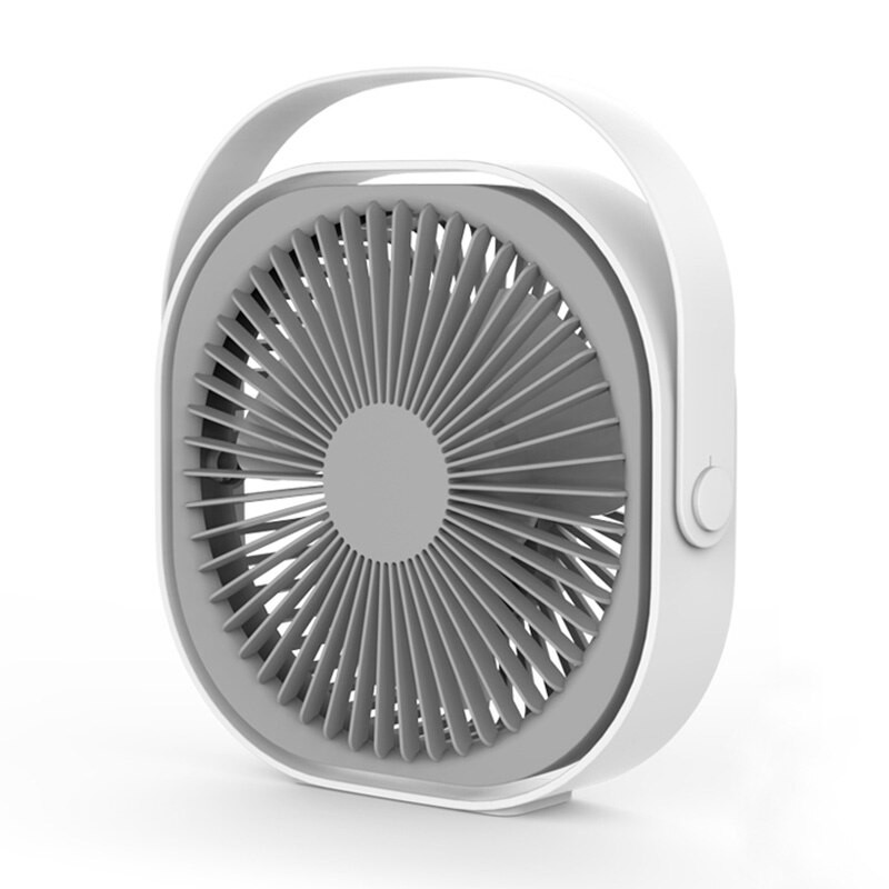 Strong Wind 6-Inch Desktop Min Fan Portable Home Office Free Rotation ...