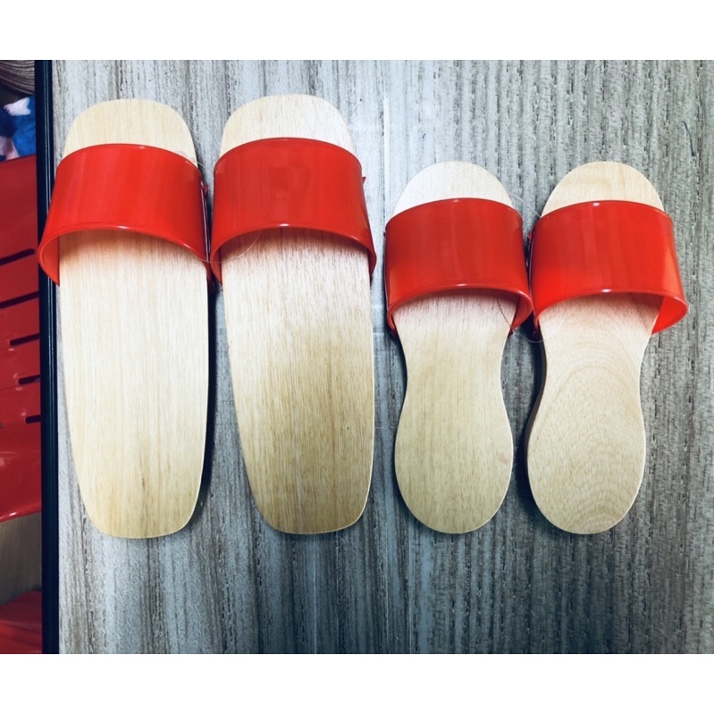 [READY STOCK]🔥Traditional Chinese Wooden Wooden Colour Clogs Terompah ...