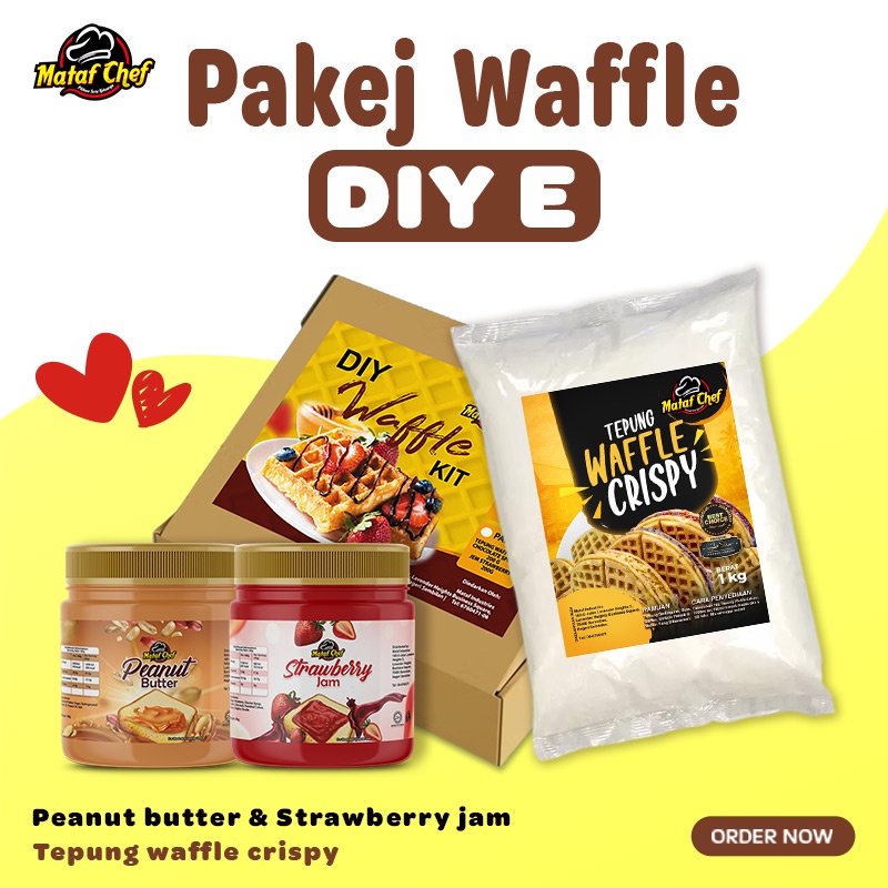 Gift Set Premium Waffle DIY Set/ Set Waffle Kit DIY Halal | Shopee Malaysia
