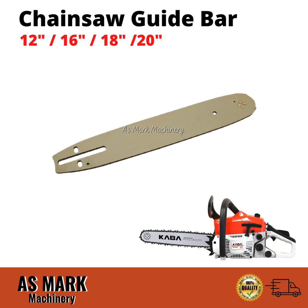 Chainsaw Guide Bar 12' 22mata 3/8 mini 16" 28.5mata 3.25 18" 32mata 3/8 ...