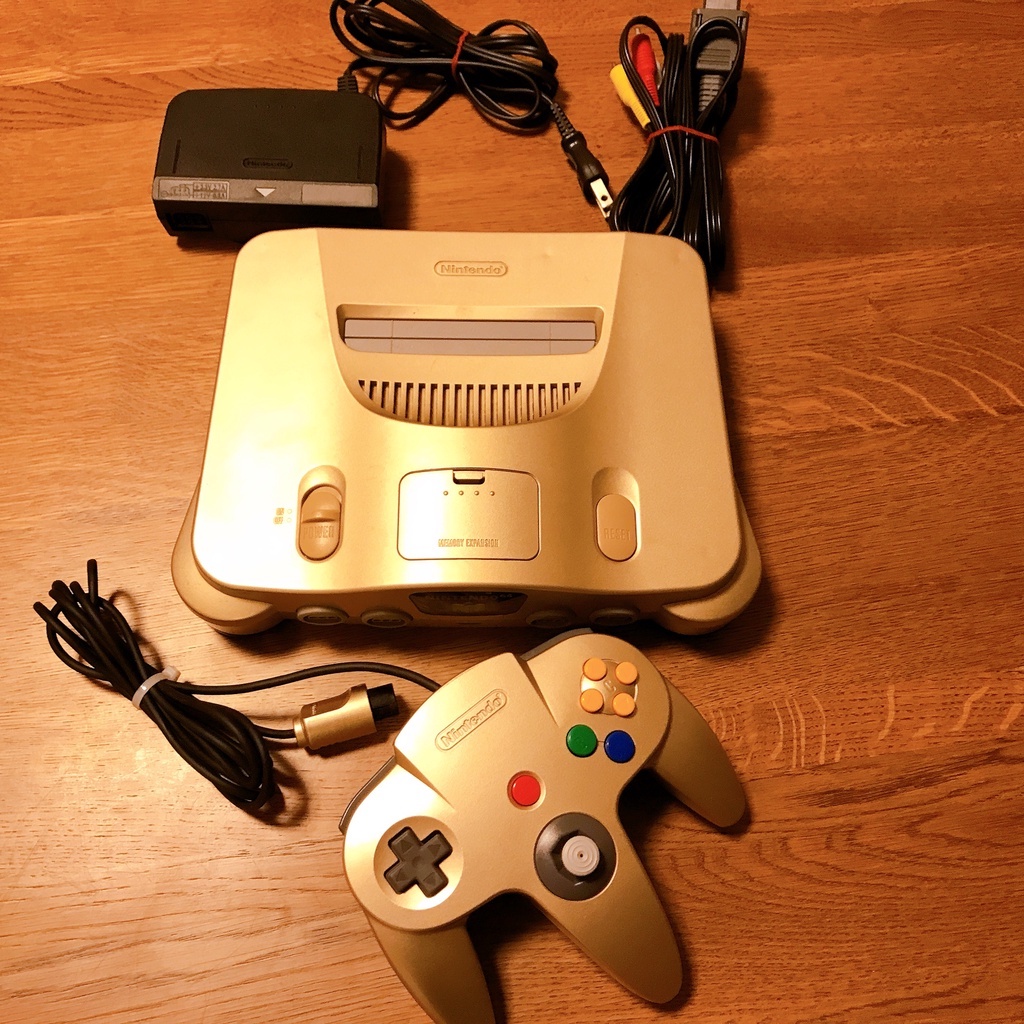 Nintendo N64 Console GOLD COLOR LIMITED JAPANESE VER. DIRECT FROM JAPAN ...