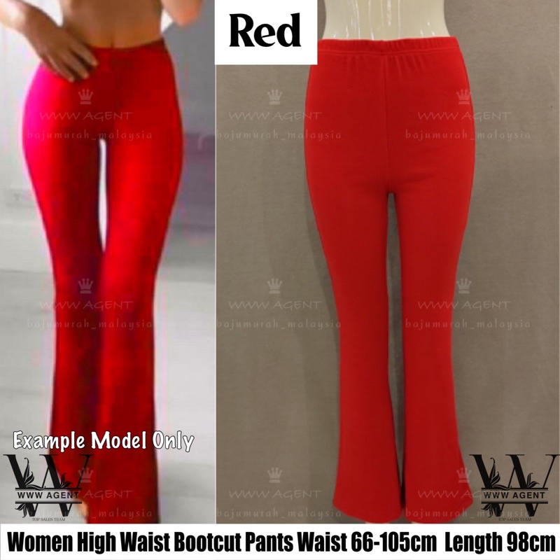New Design🔥Women High Waist Bootcut Pants Flare Wide Leg Trousers Bell ...