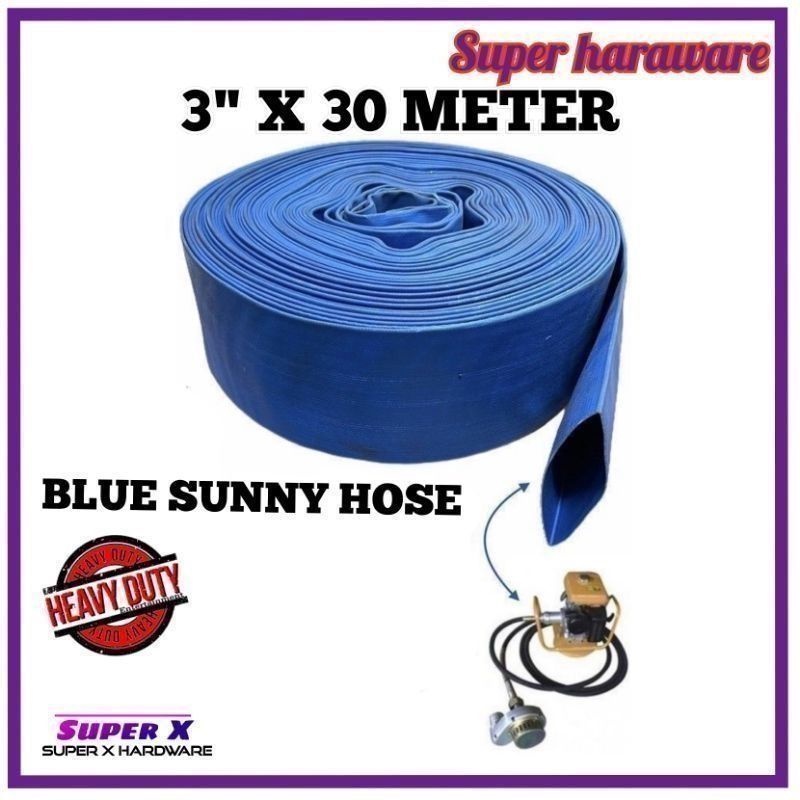 READY STOCK 3" X 30M HOSE AIR SUNNY HOSE WATER PUMP HOSE/sunny hose ...