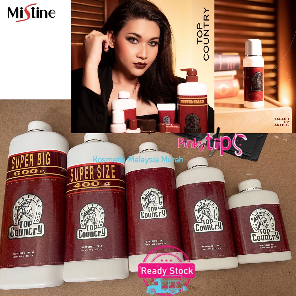 Mistine Top Country Perfumed Talc Talcum Powder Body/ roll on ...