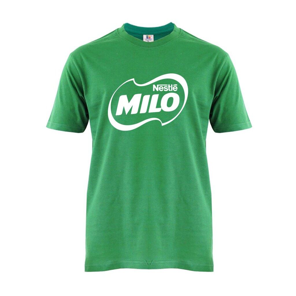 Milo Streetwear Ready Stock Green Men'S T-Shirt Gildan 100% cotton ...