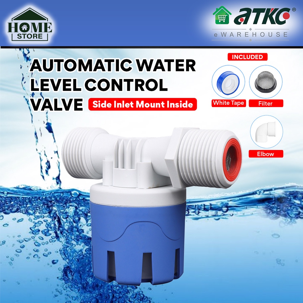 Automatic Water Level Control Float Valve Top & Side Inlet Mount Inside ...