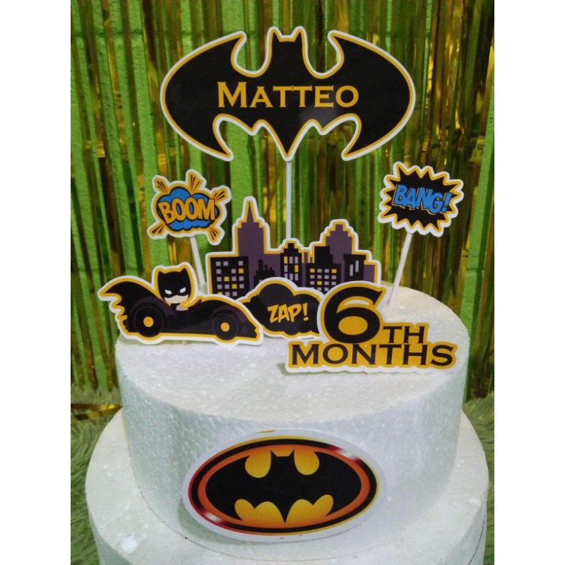 Batman Customized Cake Topper | Shopee Malaysia