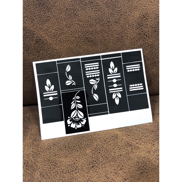 STIKER CORAK INAI RAYA ATAS TANGAN DAN HUJUNG JARI | Shopee Malaysia