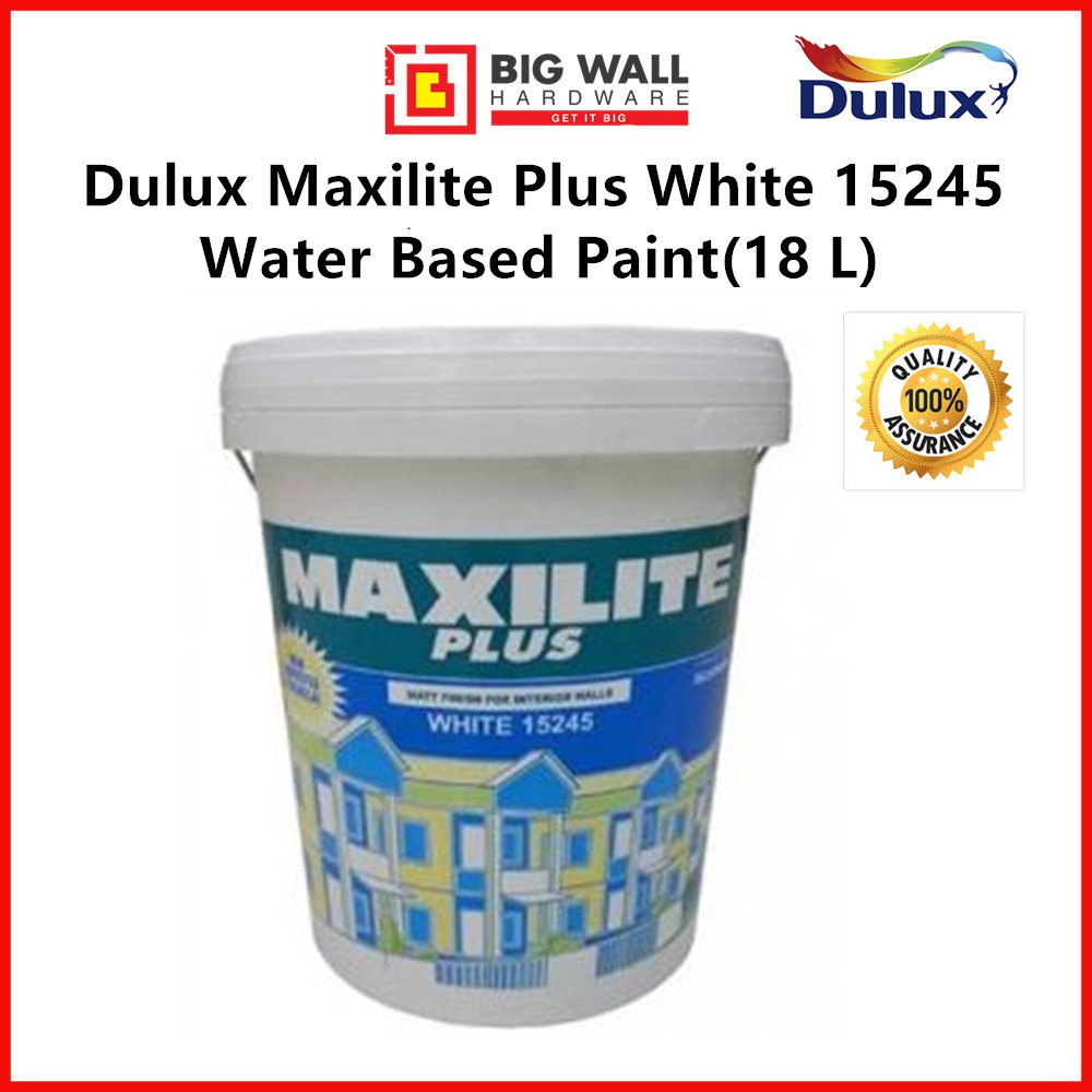 Dulux Maxilite Plus White 15245 White Suitable Interior Wall & Ceiling ...