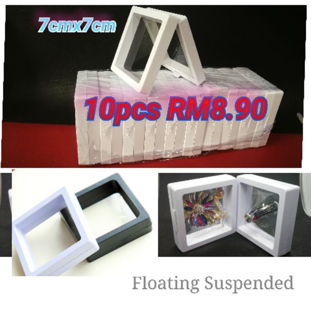 3D Display Box 7cmx7cm / Jewellery Box / Kotak Pamer 3D / Kotak Hiasan ...