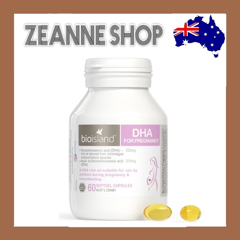 [Ready Stock EXP 03/2027] Bio Island DHA for Pregnancy ( 60 Softgel Capsules ) ( Made In ...