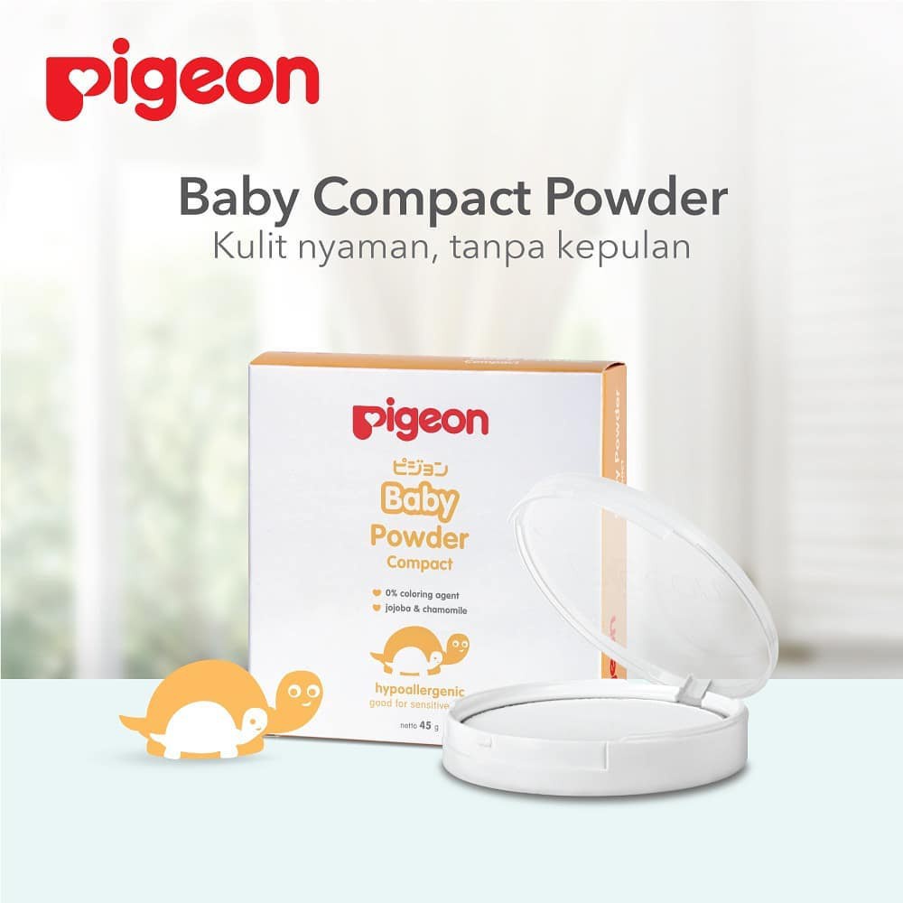 Pigeon Baby Powder Compact 45g / pressed Baby Powder | Shopee Malaysia