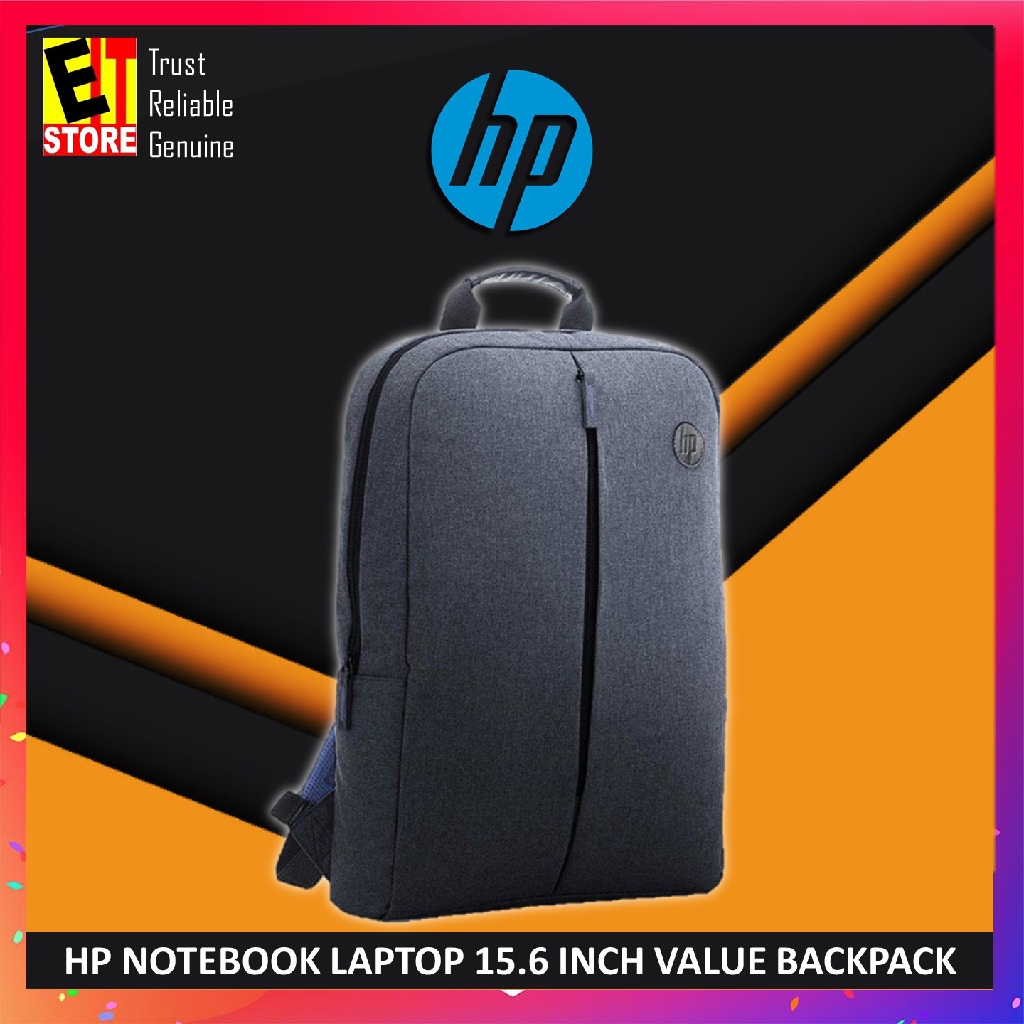 HP backpack up to 15.6 inch Value backpack (KOB39AA) | Shopee Malaysia
