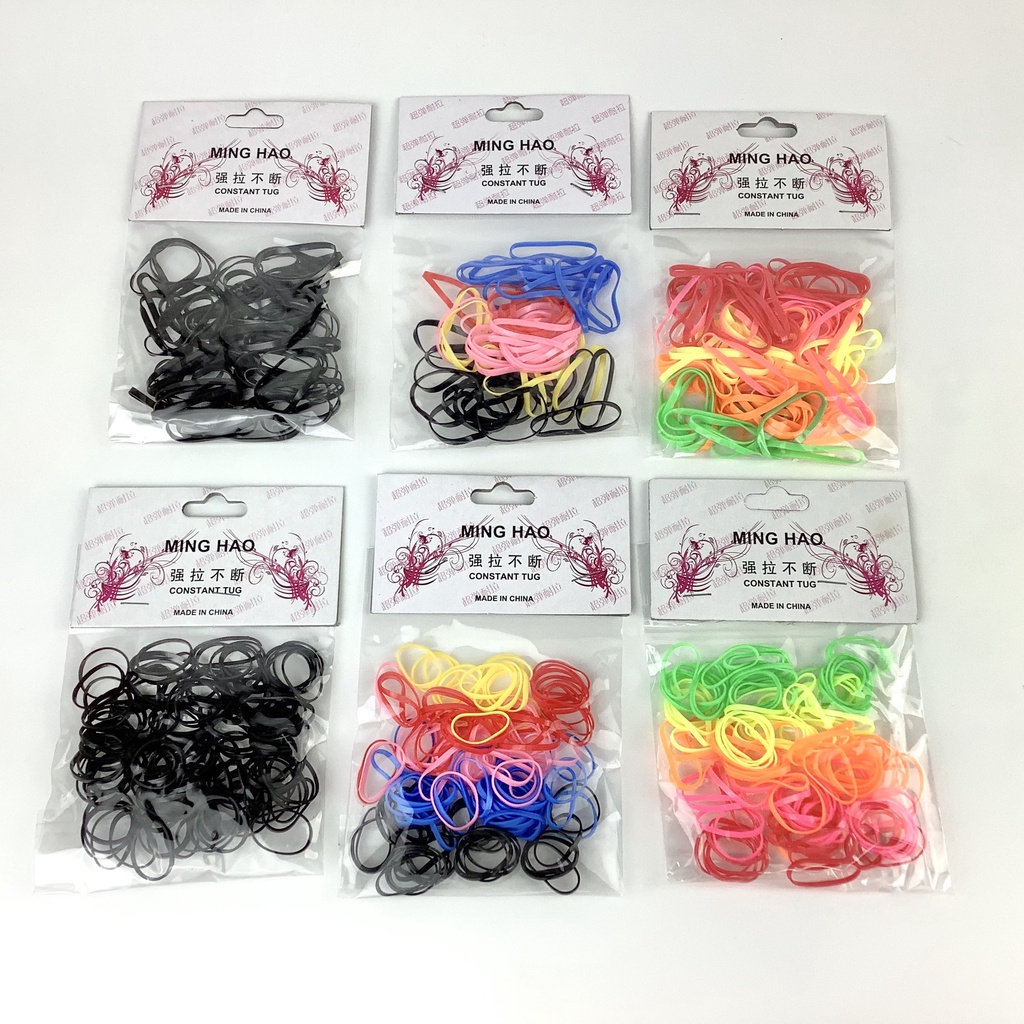 (Ship Today/当天发货) High Elastic Quality Hair Rubber Band Hair Rope Getah ...