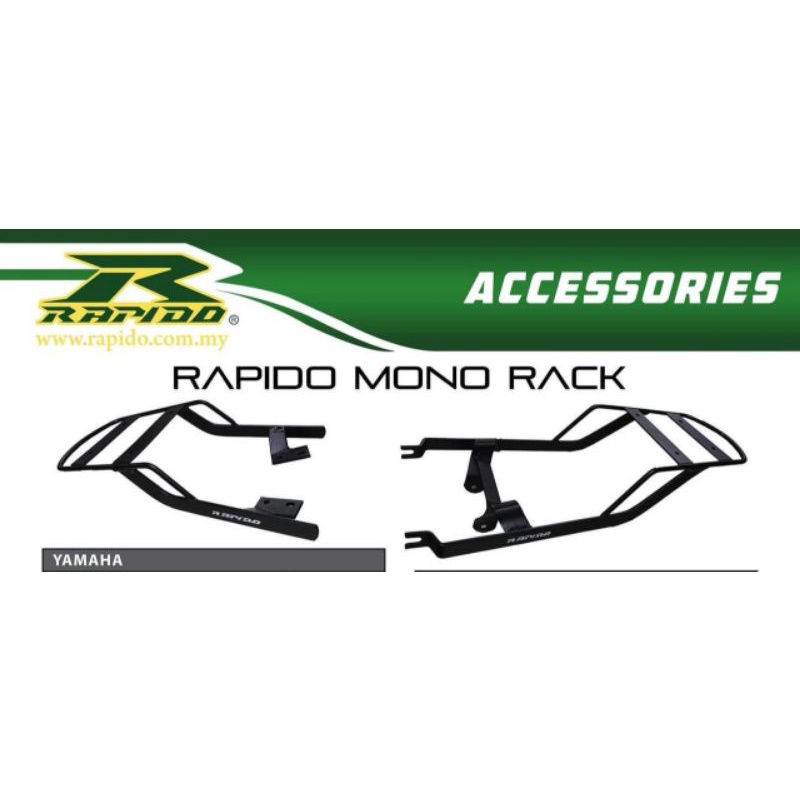 RACK/KAKI GIVI RAPIDO MONORACK MV YAMAHA Y15ZR Y15 YSUKU | Shopee Malaysia