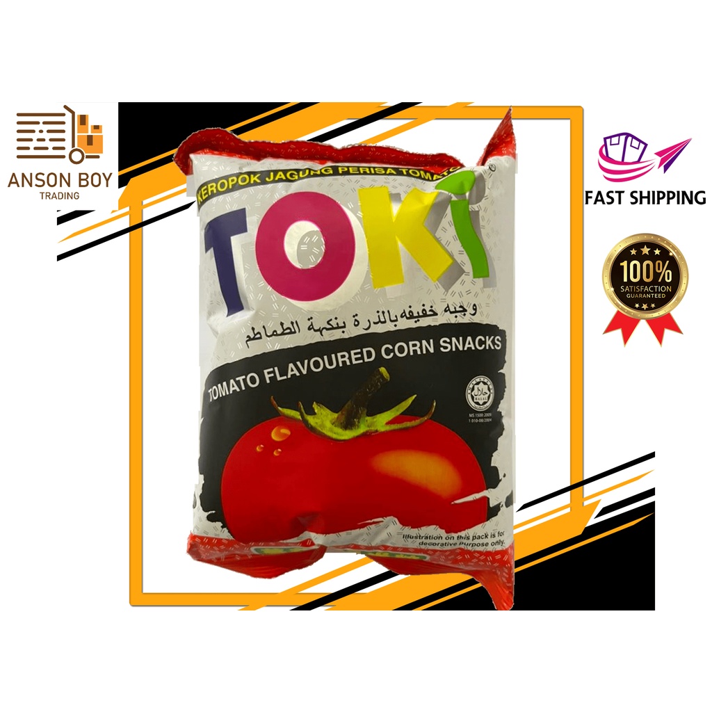 [READY STOCK] POPCORN DURIAN FLAVOURED CORN SNAKC/TOKI TOMATO SNACK (70 ...