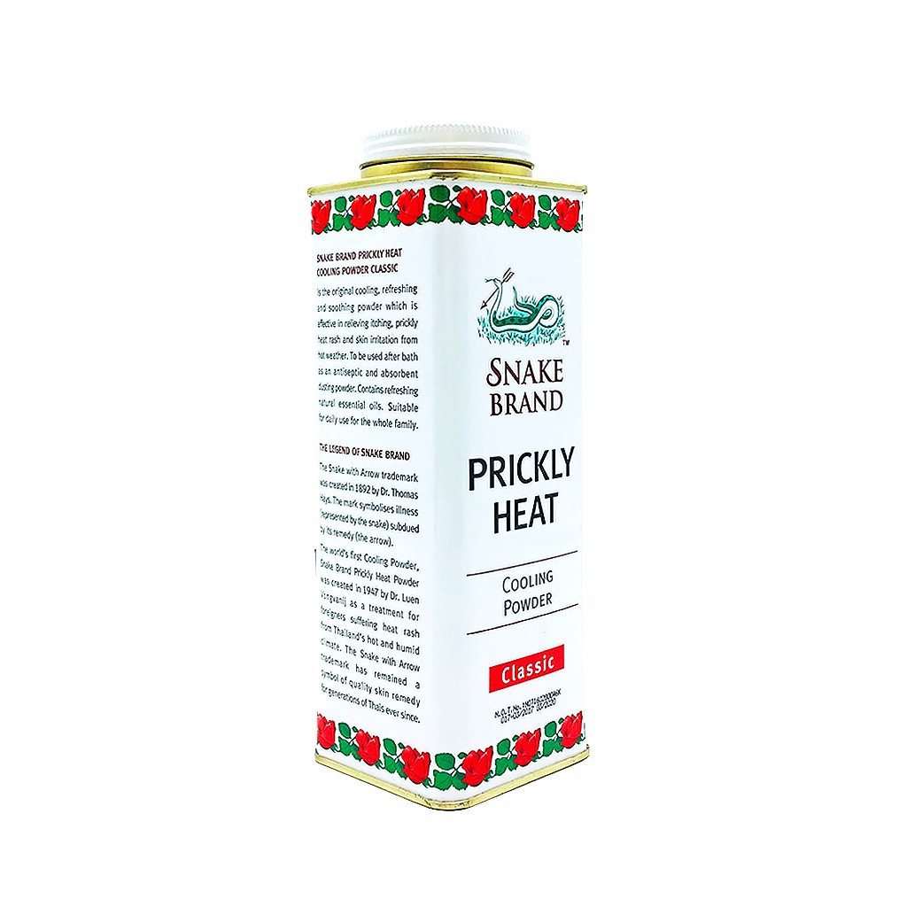 Snake Brand Prickly Heat Cooling Powder Classic 300g | Shopee Malaysia