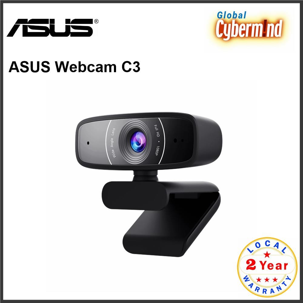 ASUS Webcam C3 Full HD Webcam with Beamforming Microphone (Global ...