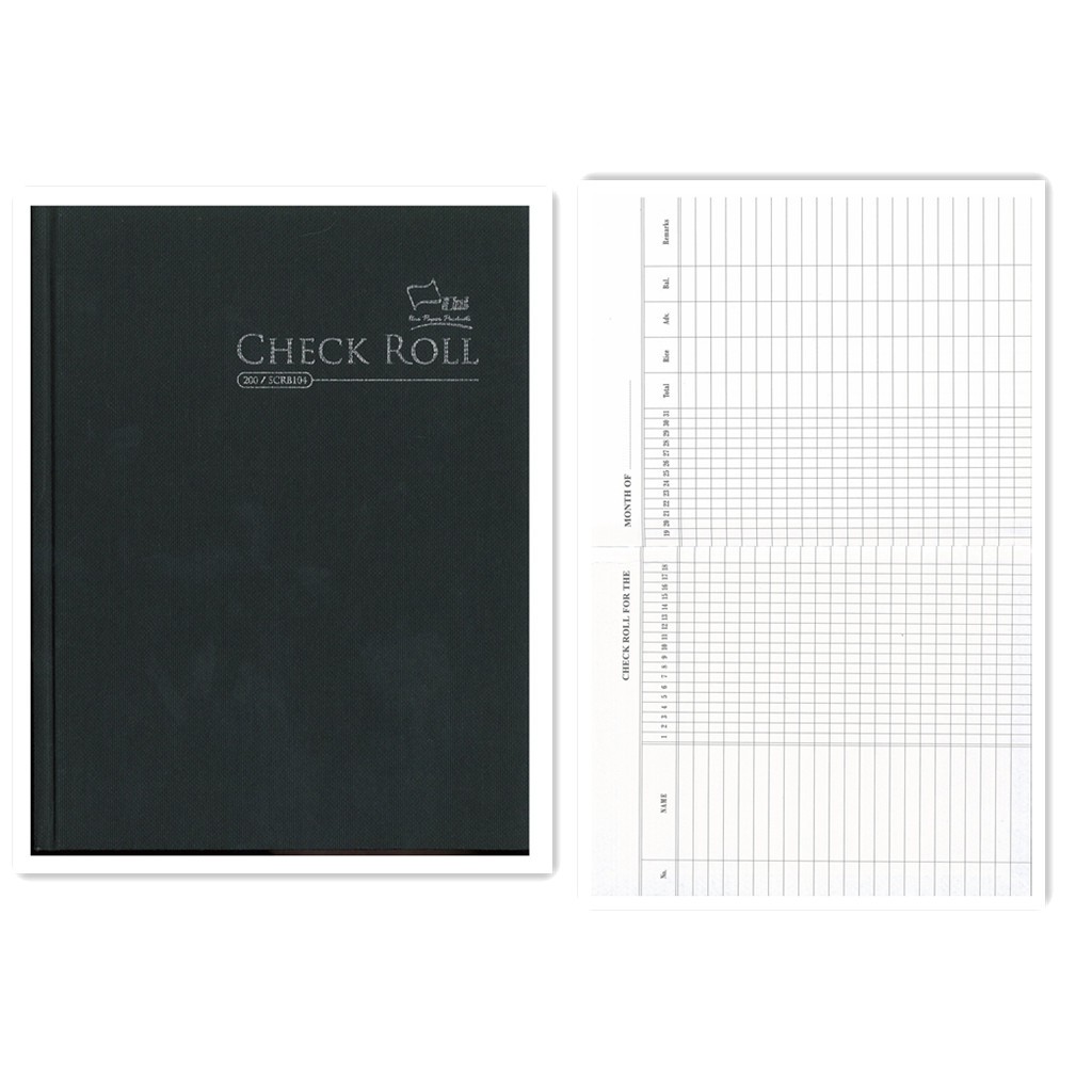 UNI F5 HARD COVER (CHECK ROOL / DESPATCH BOOK / CHEQUE RECORD BOOK ...