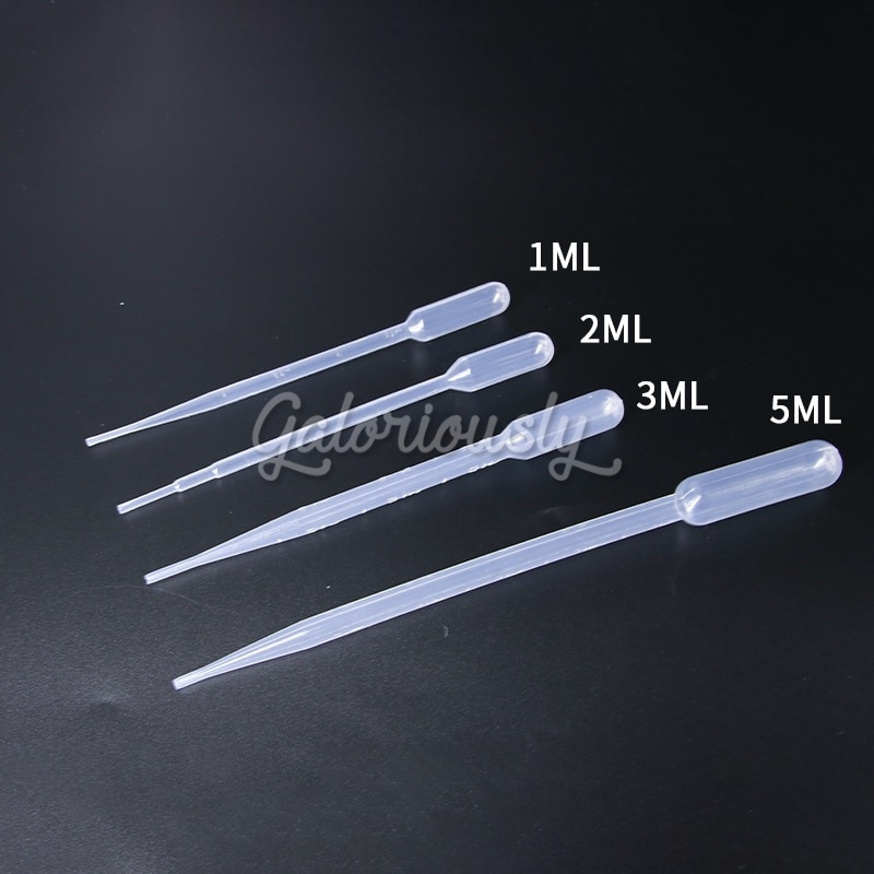 Disposable Pipette 5pcs 2ml / 5ml / 3ml Liquid Dropper Plastic Pasteur ...