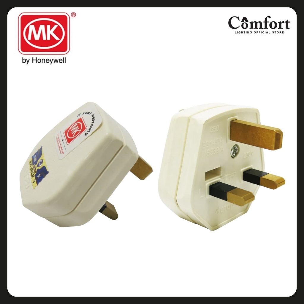 MK 654 646 650 13A Heavy Duty 3 PIN PLUG TOP SIRIM 240V | Shopee Malaysia