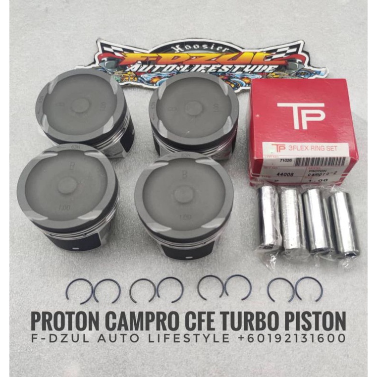 Piston Set Proton Campro CFE Turbo 77MM | Shopee Malaysia