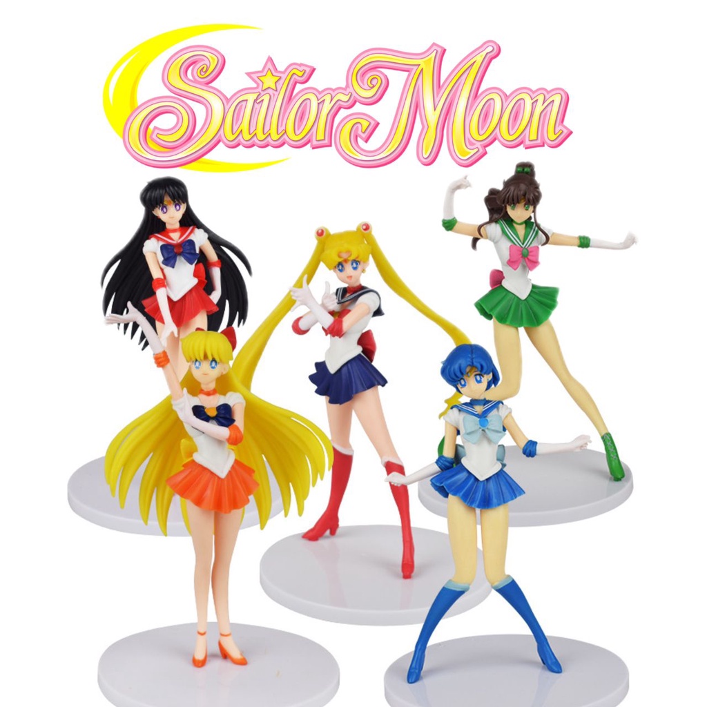 Ready Stock [OEM] 17cm Sailormoon Sailor Moon Mercury Mars Jupiter ...