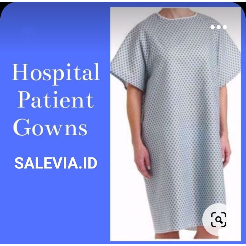 Hospital Patient Uniform with 3 Back Straps| Post-Operative Clothes ...