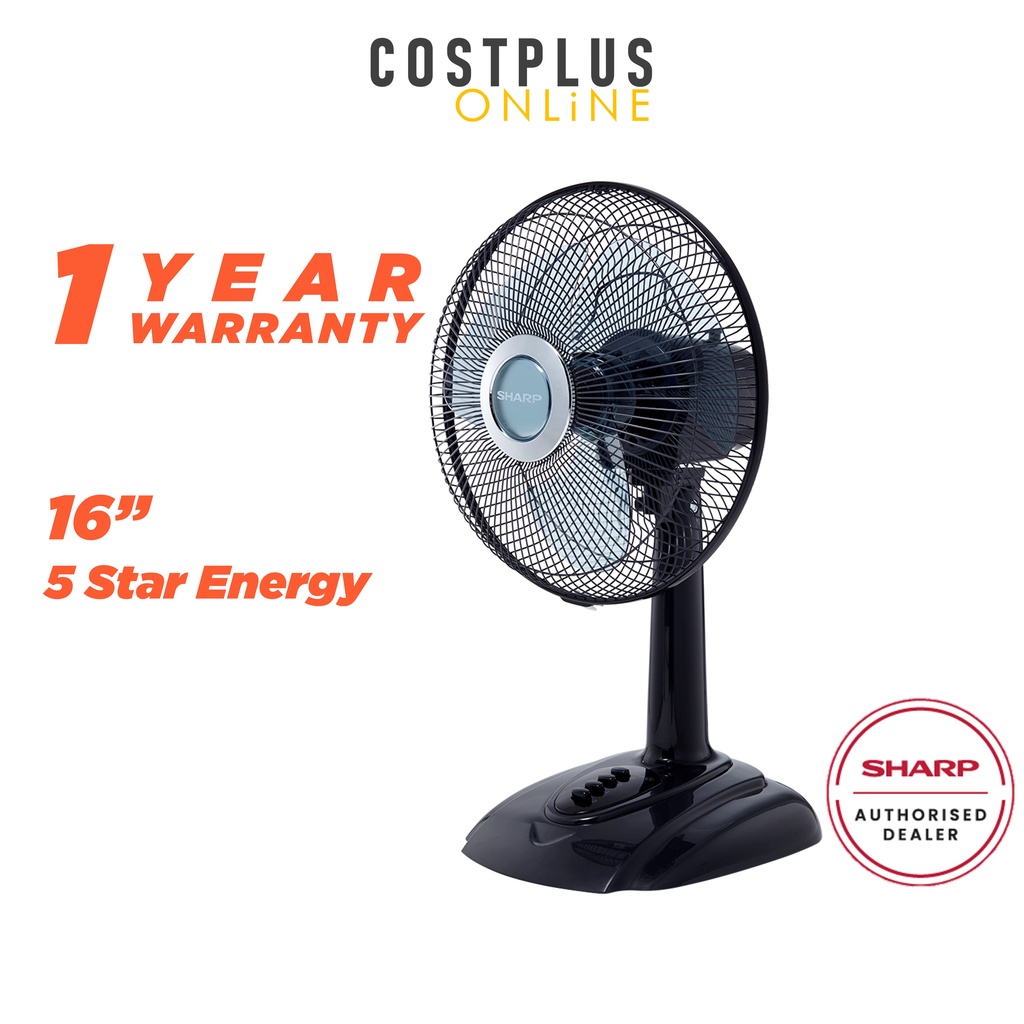 Sharp Table Fan 16" PJT169GY | Shopee Malaysia