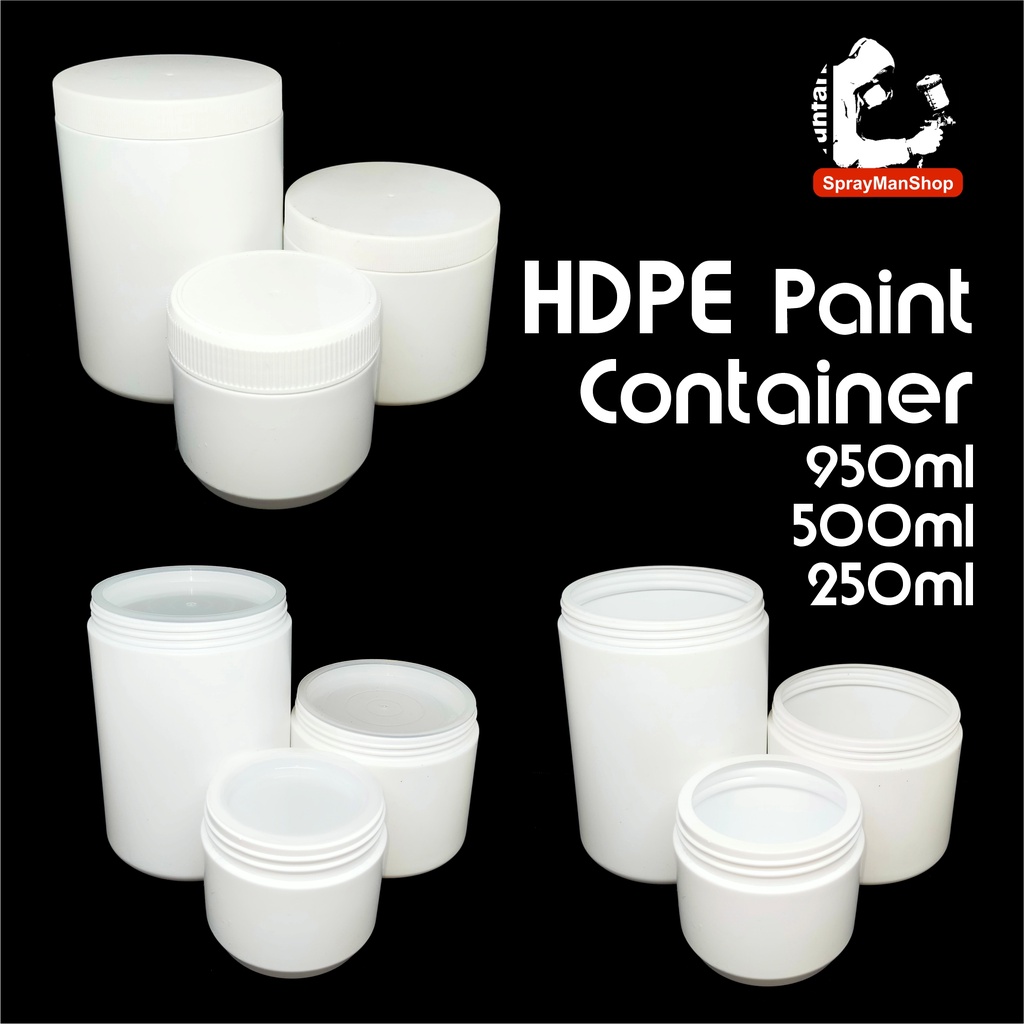 Paint Container HDPE Suitable For Solvent & Water Based Paint with ...