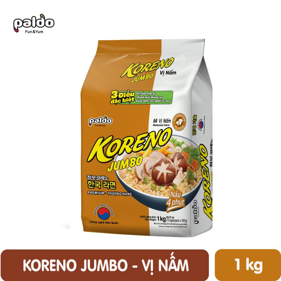 1kg (10 packs) Koreno Jumbo Noodles original delicious taste: Koreno ...