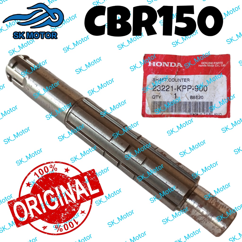 Honda CBR 150 CBR150 Original Axle Drive Shaft / Counter Shaft / Gear Depan Gir Front Sprocket ...
