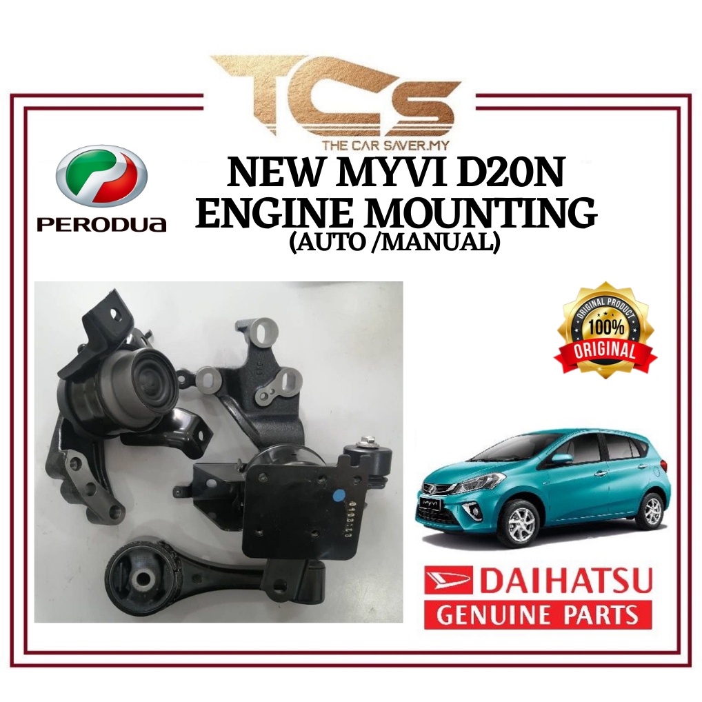 ORIGINAL Perodua New Myvi D20N Engine Mounting Kit Set(Auto/Manual ...