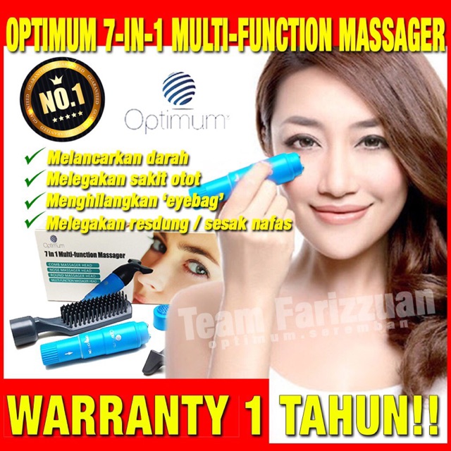 🔥 HOT!! 🔥 OPTIMUM 7 in 1 Multifunction Massager | Shopee Malaysia