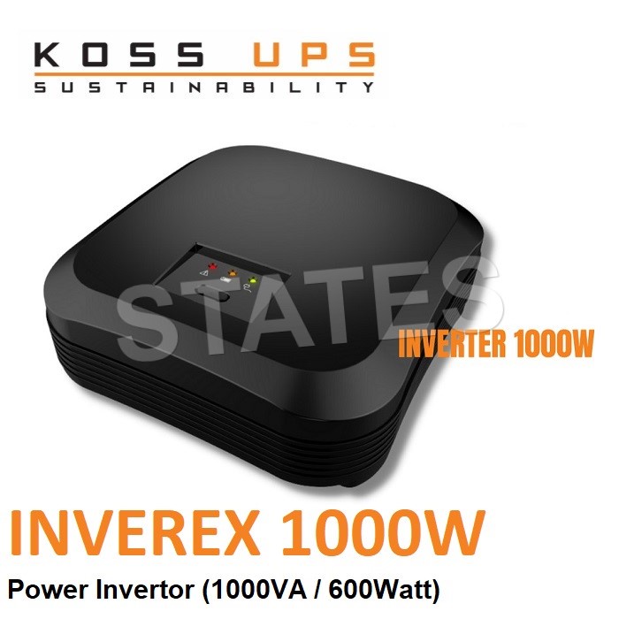 KOSS INVEREX 1000W Power Invertor 1000VA (600W) | Shopee Malaysia