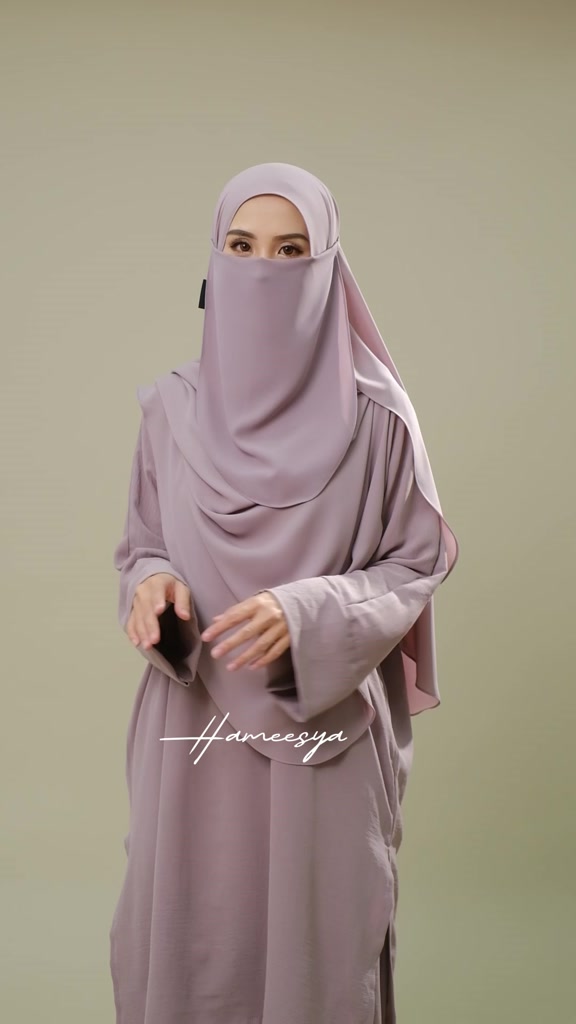 Purdah Sahaja Purdah Chiffon matching with Bshawl & Aisyaa Purdah Dua ...