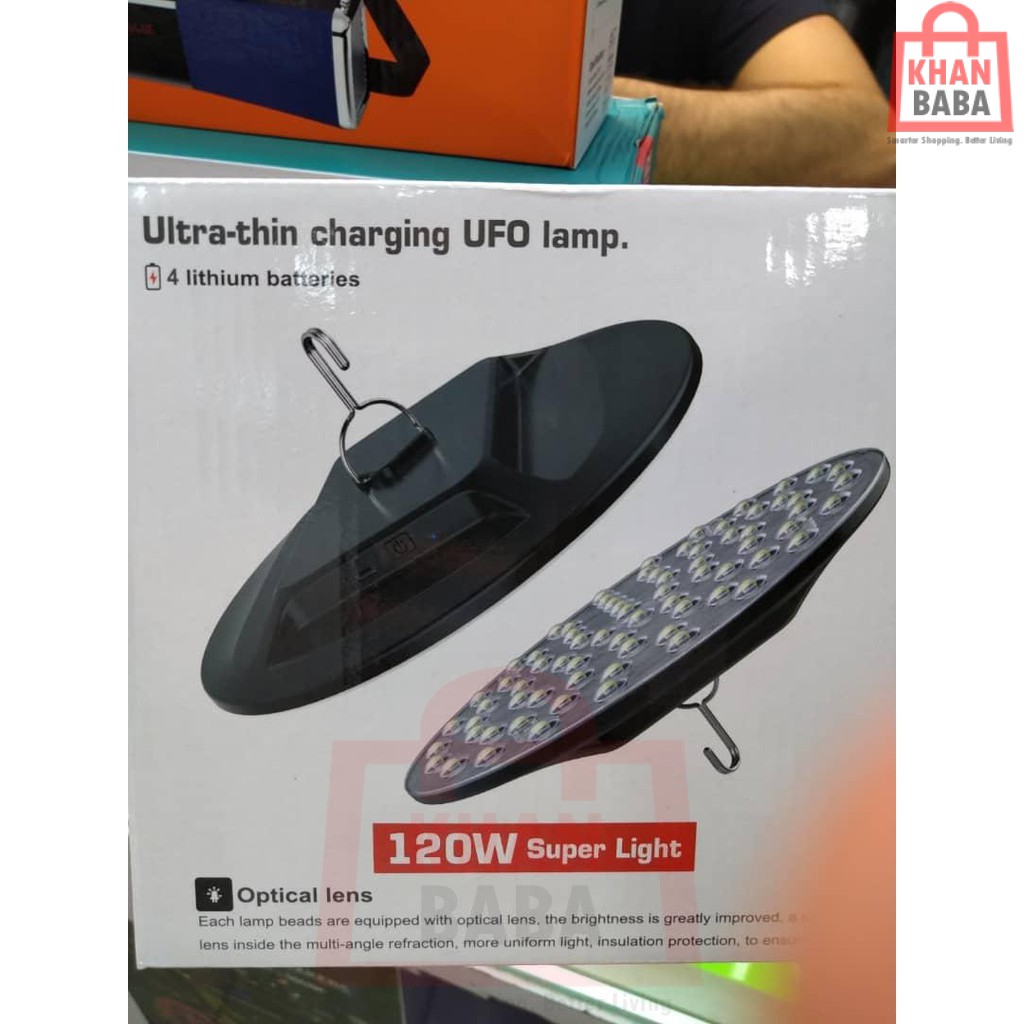 ORIGINAL ULTRA THIN RECHARGEABLE JAPAN MADE 300W UFO LED SUPER Light ...