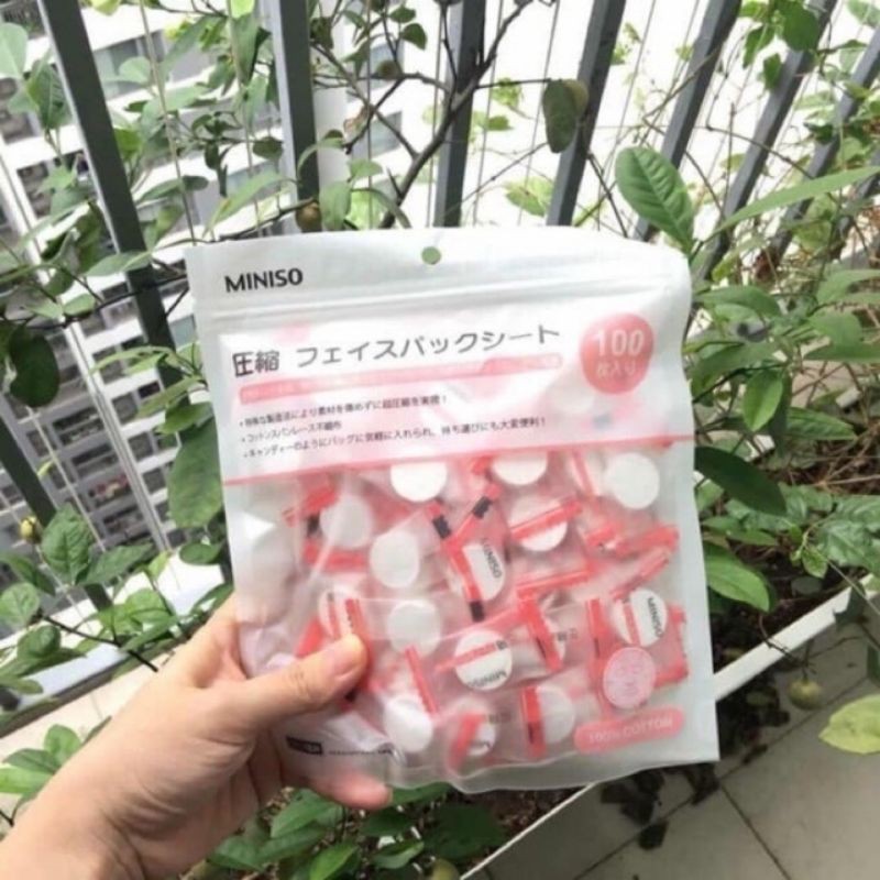 Miniso Compressed Paper Mask 1 tablet | Shopee Malaysia