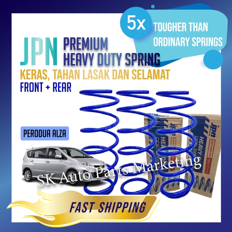 🔥Value Set🔥Perodua Alza 1.5 Front/Rear Set- JPN Premium Heavy Duty Coil ...
