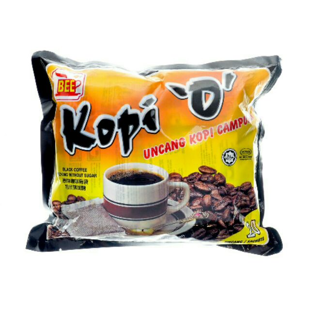 Bee Kopi 'O' Uncang Kopi Campuran Black Coffee Without Sugar (20'S X 10GM) 1PACK | Shopee Malaysia
