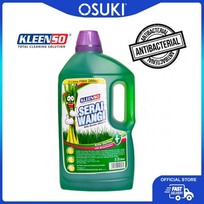 KLEENSO Floor Cleaner Serai (2.2L) | Shopee Malaysia