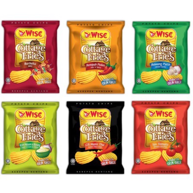 WISE COTTAGE FRIES (65G X 12PCS) HALAL | Shopee Malaysia