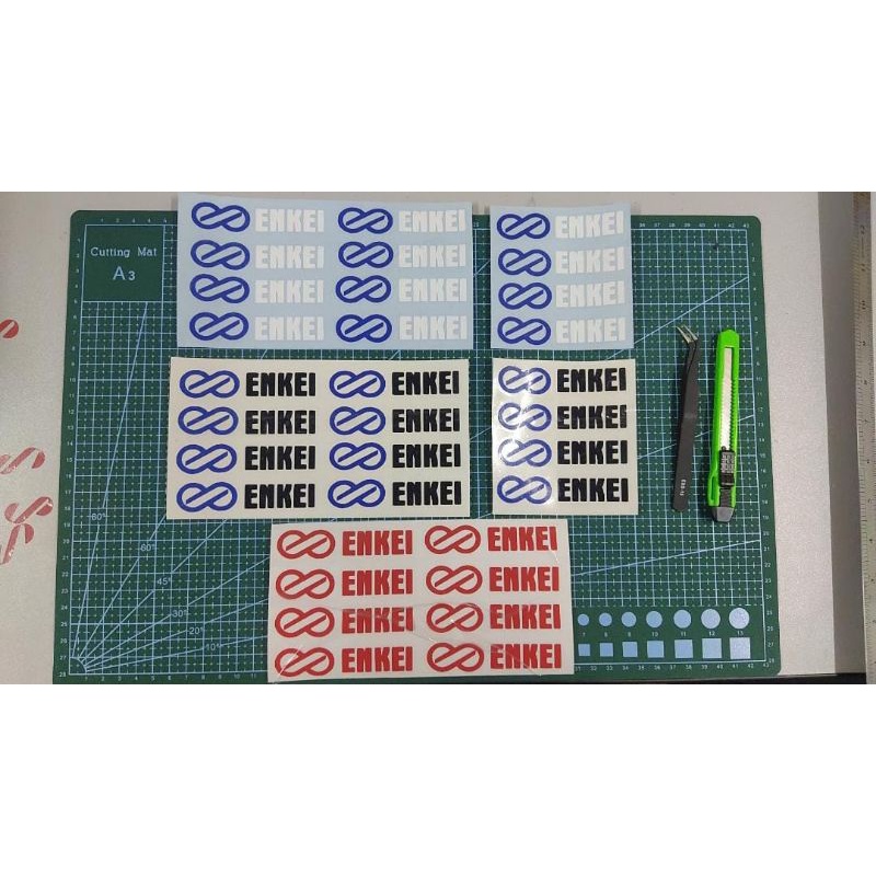 Sticker Rim Enkei RPF1 Sticker Enkei rpf1 Sticker Rim Cutting Original ...