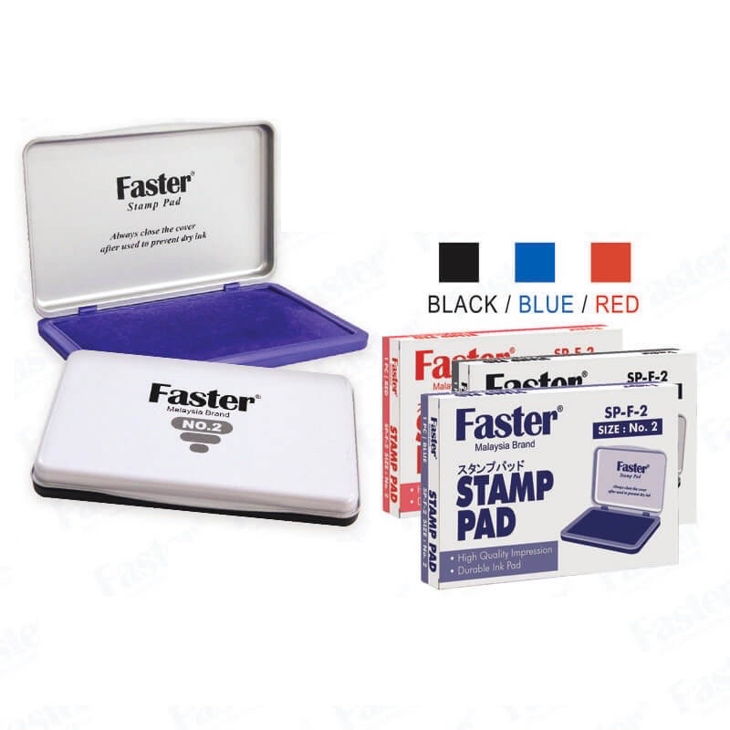 💯Ready Stock💯 Faster Stamp Pad Ink NO.00/0/1 / Ink Stamps/ Ink Pads/印盘 ...