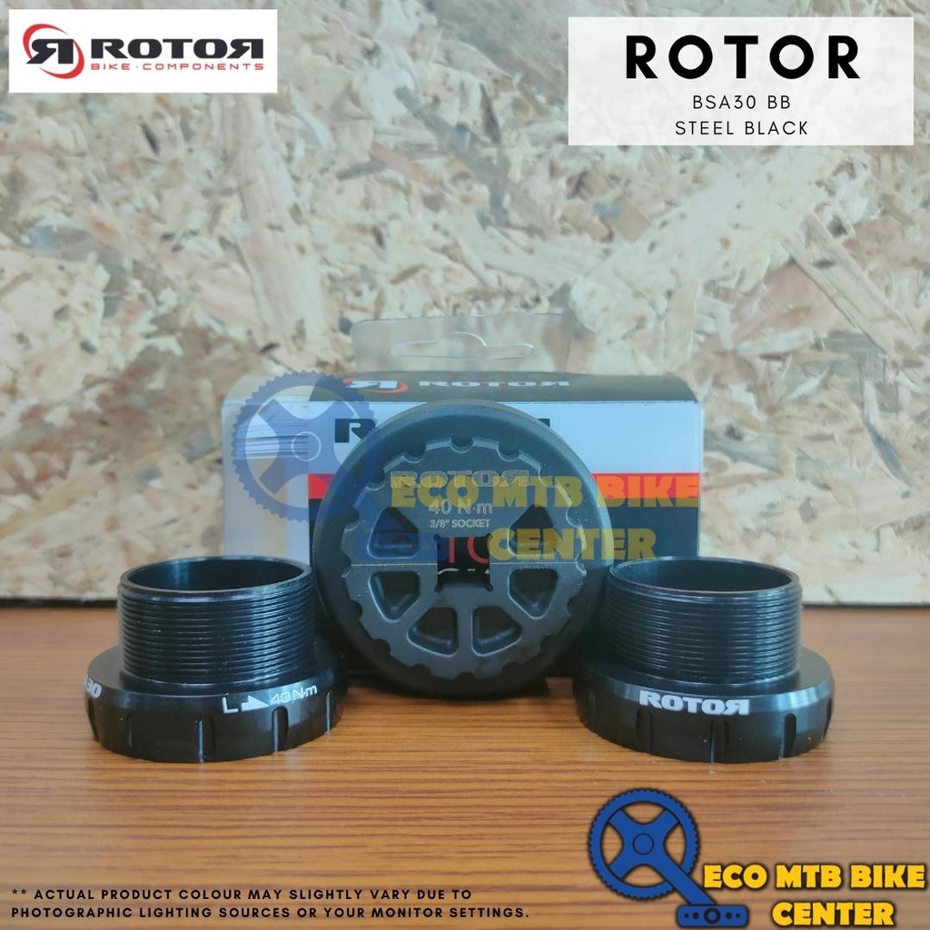 ROTOR BOTTOM BRACKETS BSA30 BB STEEL BLACK | Shopee Malaysia