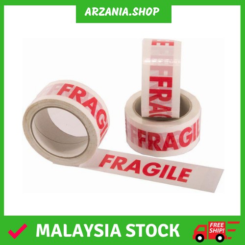 Fragile Opp Tape 48mm x 50m Pita Fragile Berkualiti Fragile Tape ...